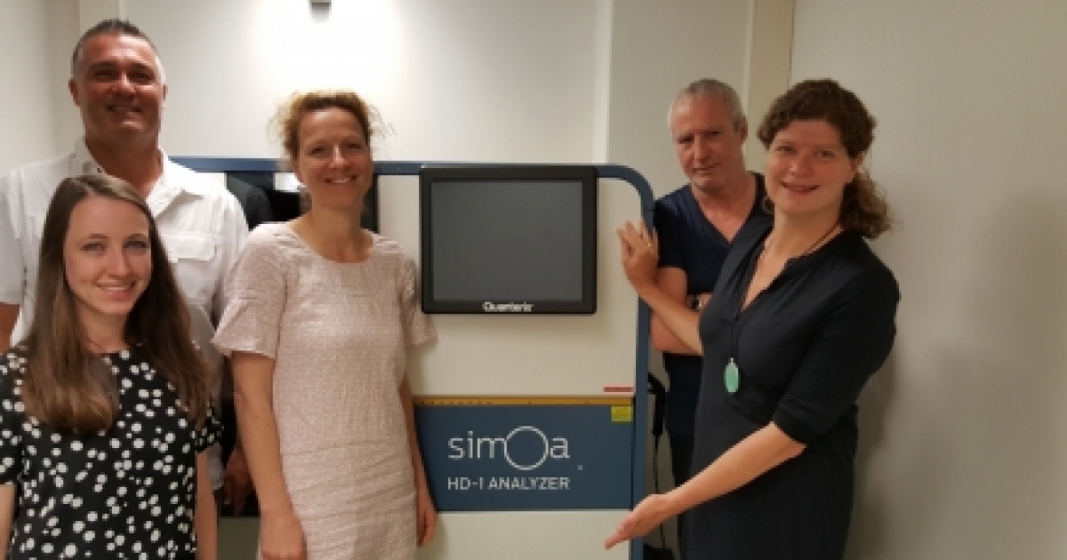 The VUmc Amsterdam laboratory of neurochemistry receives 200 grand ...